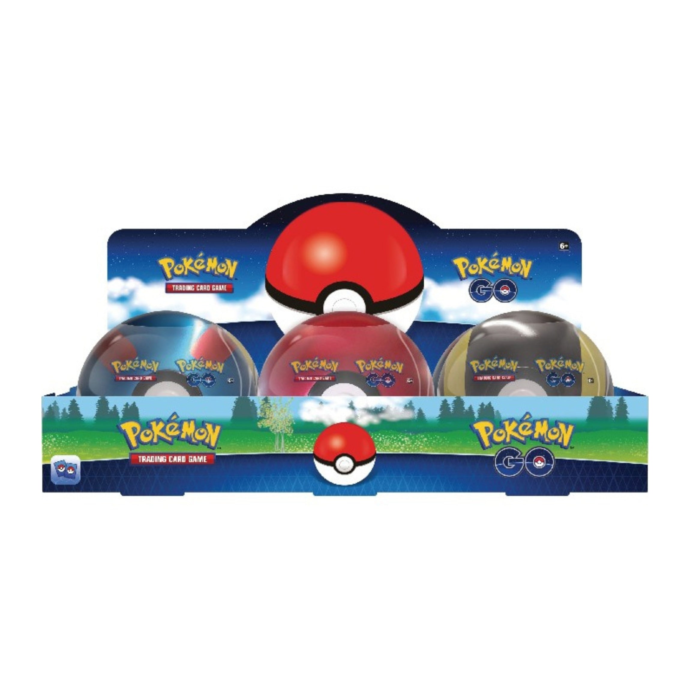 MASTERSET - Display Pokéball Tin GO